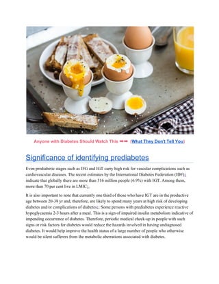 Know the signs and symptoms of diabetes and possible solutions | PDF