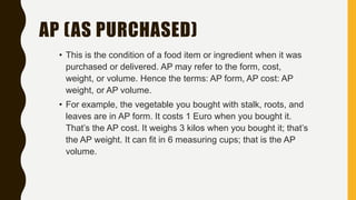 Know the terms costing | PPTX
