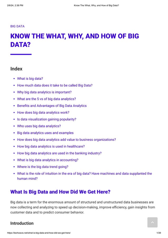 Know The What, Why, and How of Big Data_.pdf