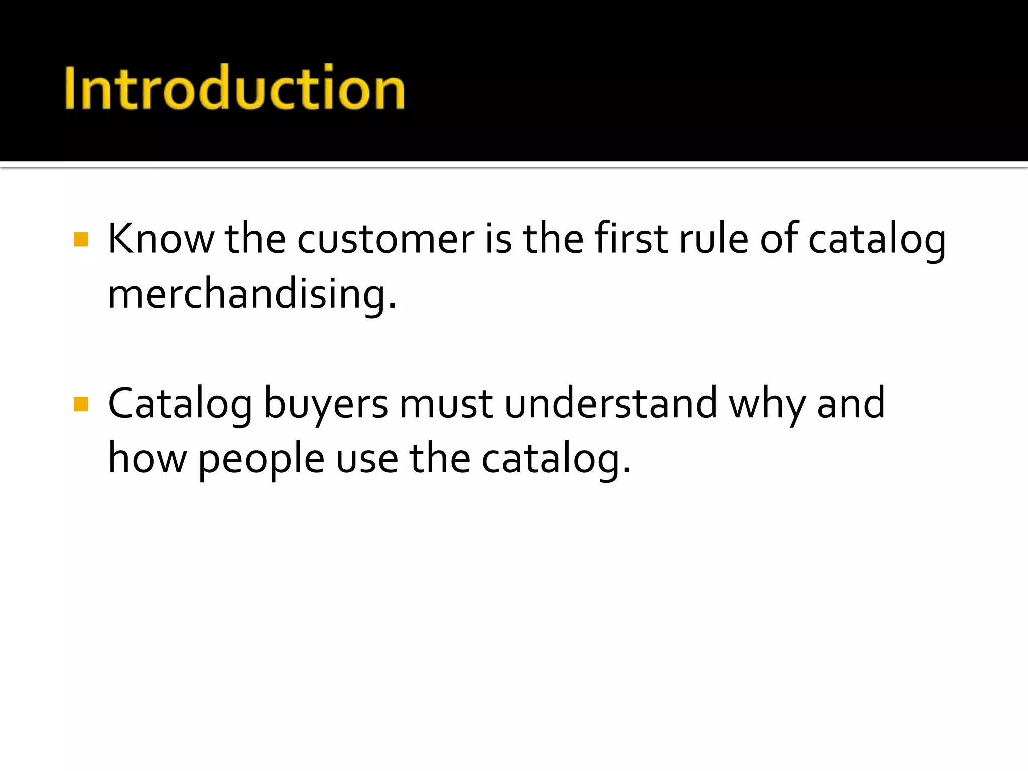 Know thy customer | PPTX