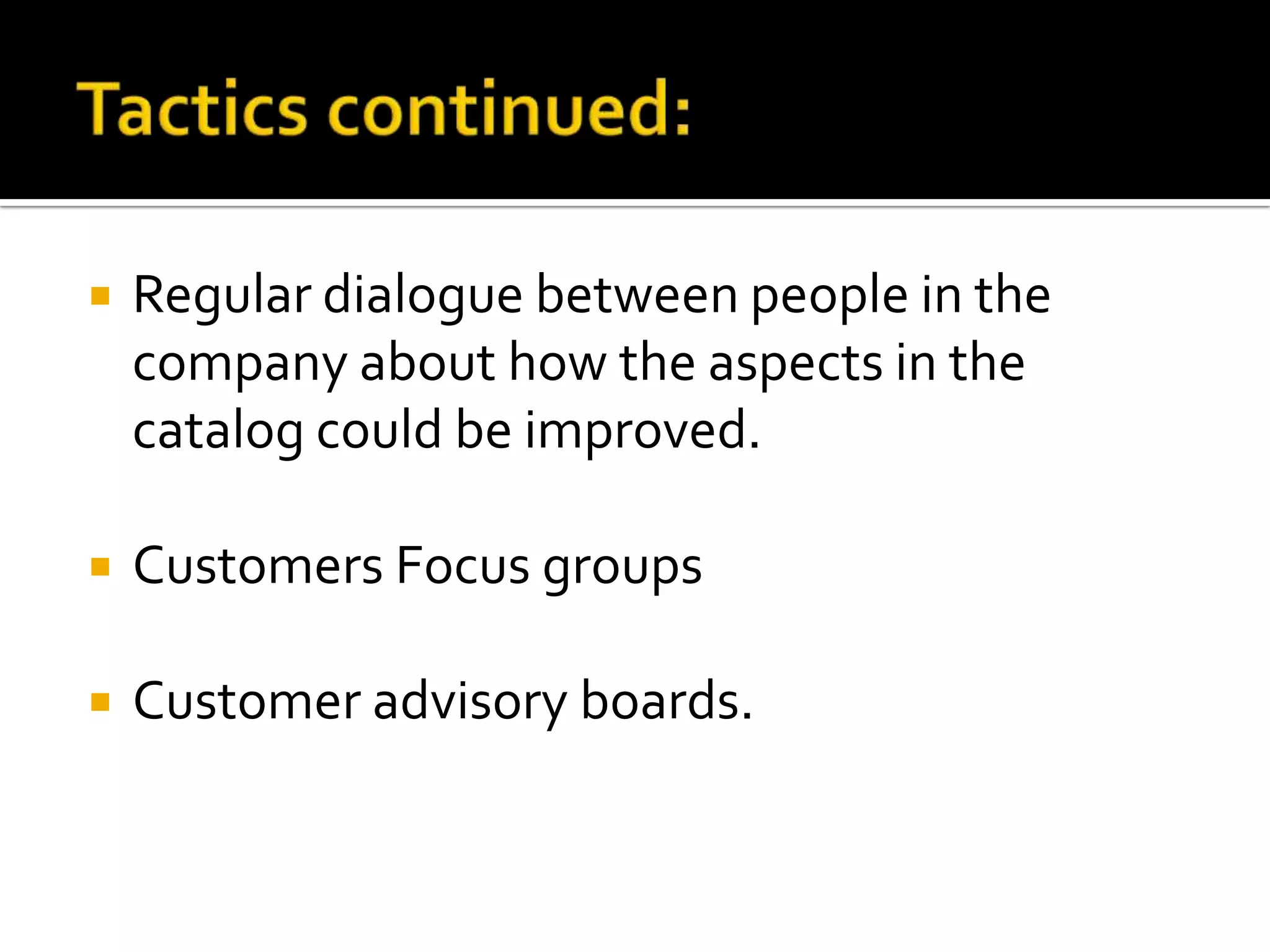 Know thy customer | PPTX