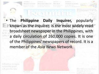 Know Thy Newspaper | PPTX