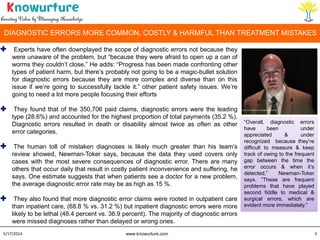 errors of diagnosis - enormity of problem | PPT