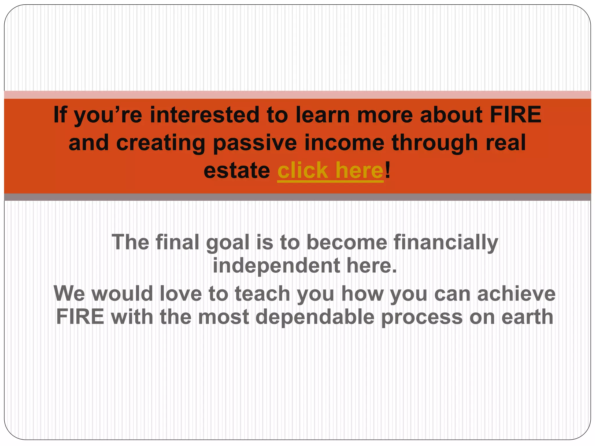 Know What is FIRE Movement | PPTX | Retirement Planning | Personal Finance