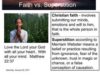 Know why you believe class 1 | PPT | Christianity | Religion & Spirituality