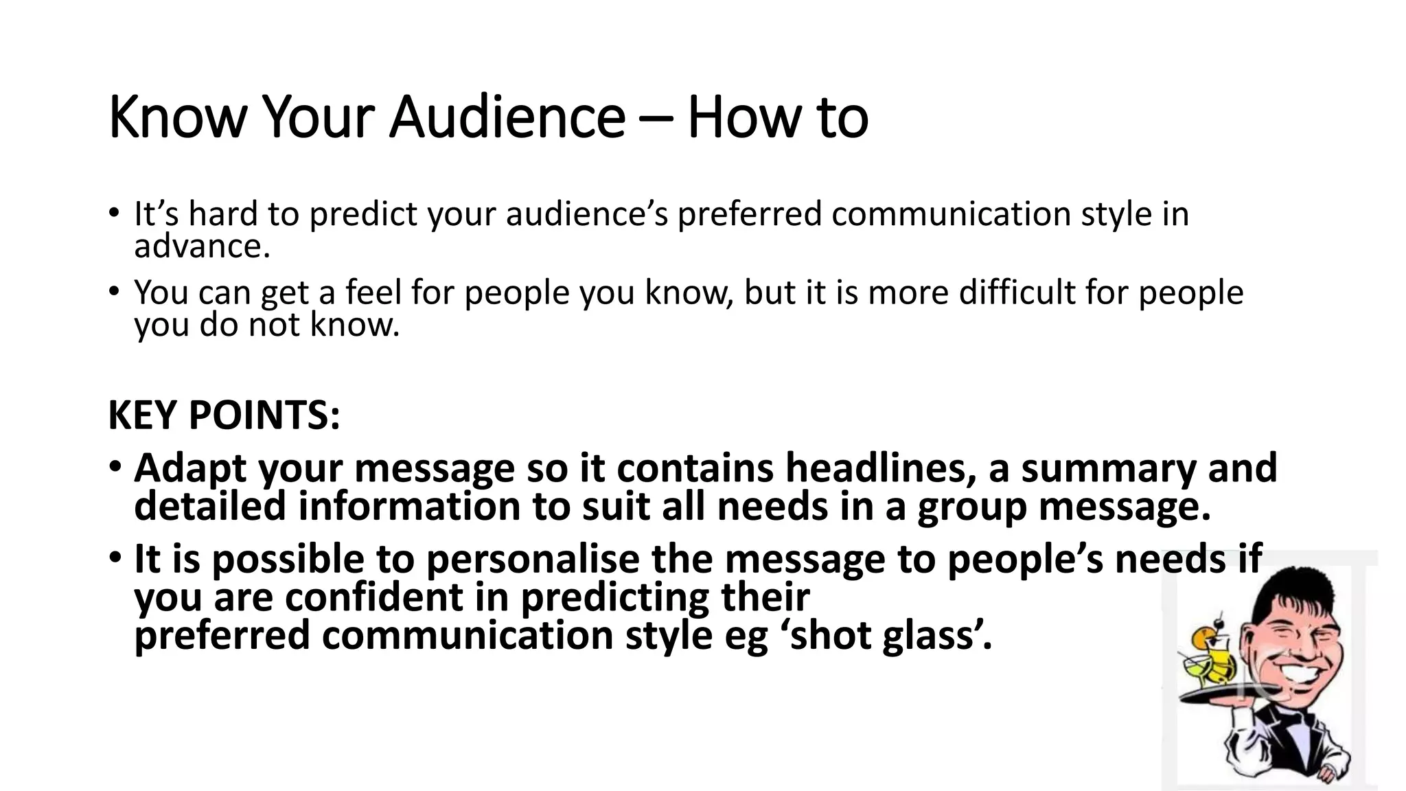 Know your audience | PPT