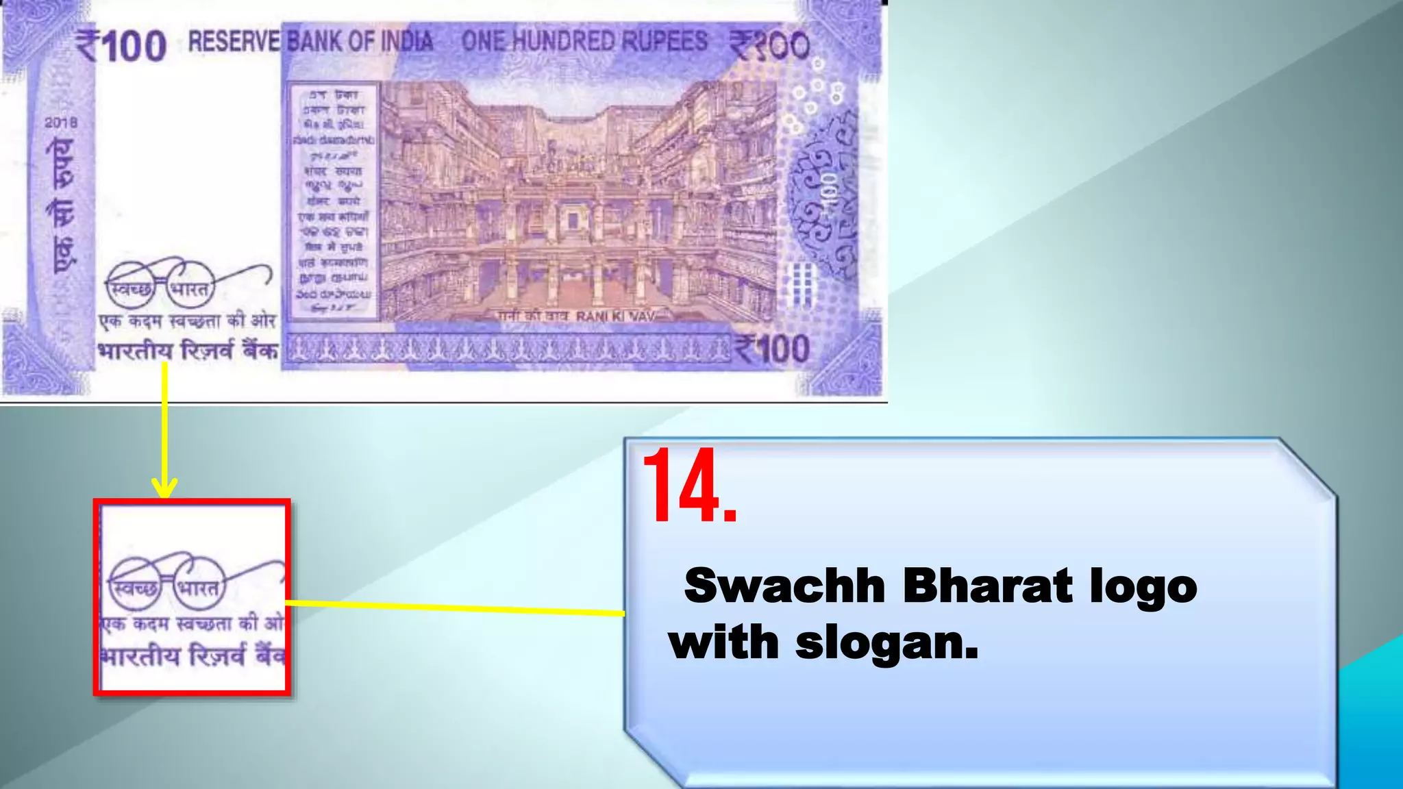 The security features of 100 rupee currency note | PPTX