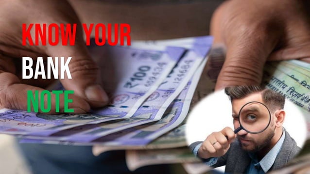 The security features of 100 rupee currency note | PPTX