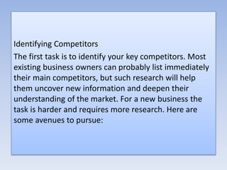Know Your Competition | PPT