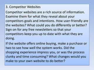 Know Your Competition | PPT