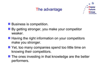 Know Your Competitors... and Beat Them! | PPT