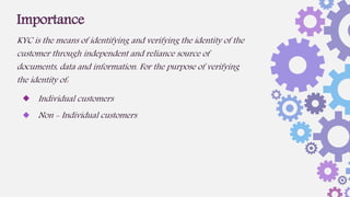 Know your customer | PPTX