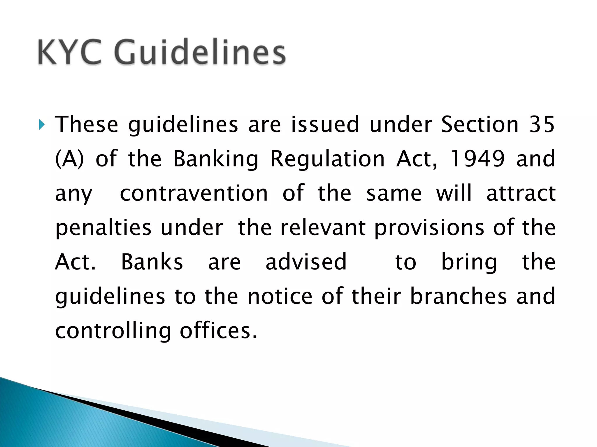 Know your customer guidelines | PPT