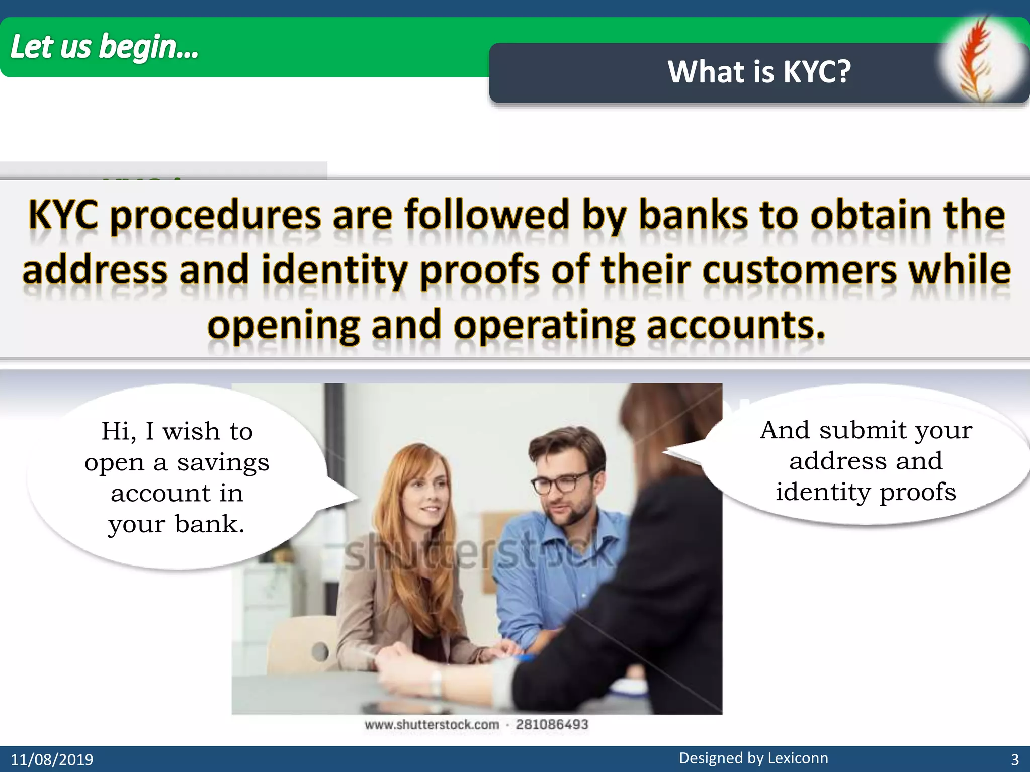 Know your customer(kyc) Norms | PPT