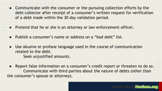 Know Your Debt Collection Rights | PPTX | Consumer Issues | Business