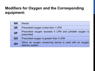 Know your dme modifiers | PPTX | Medical Health