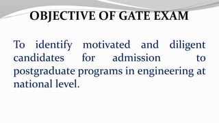 Know your Gate Exam | PPT