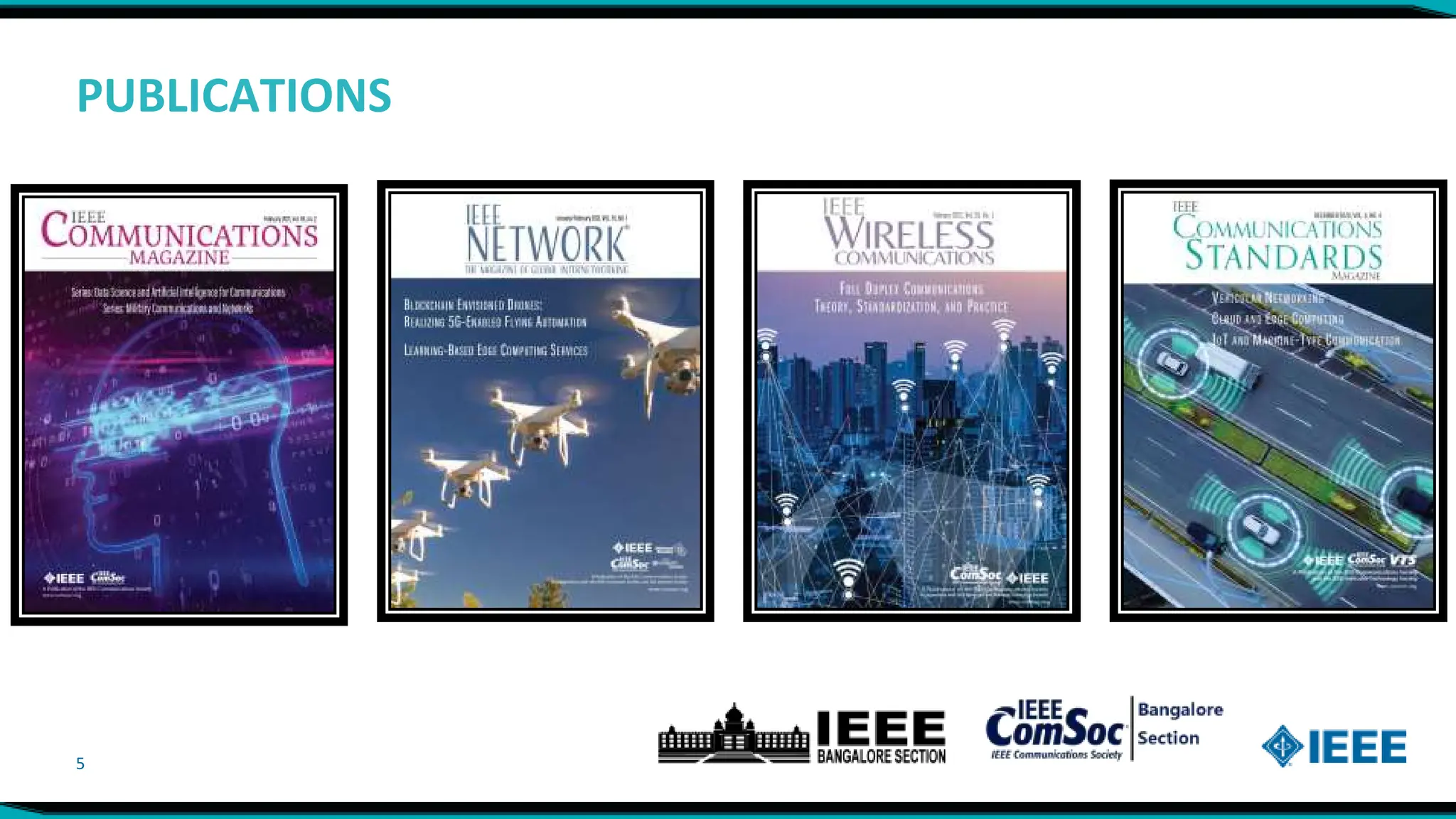 Know your IEEE ComSoC Chapter in Bangalore | PPT