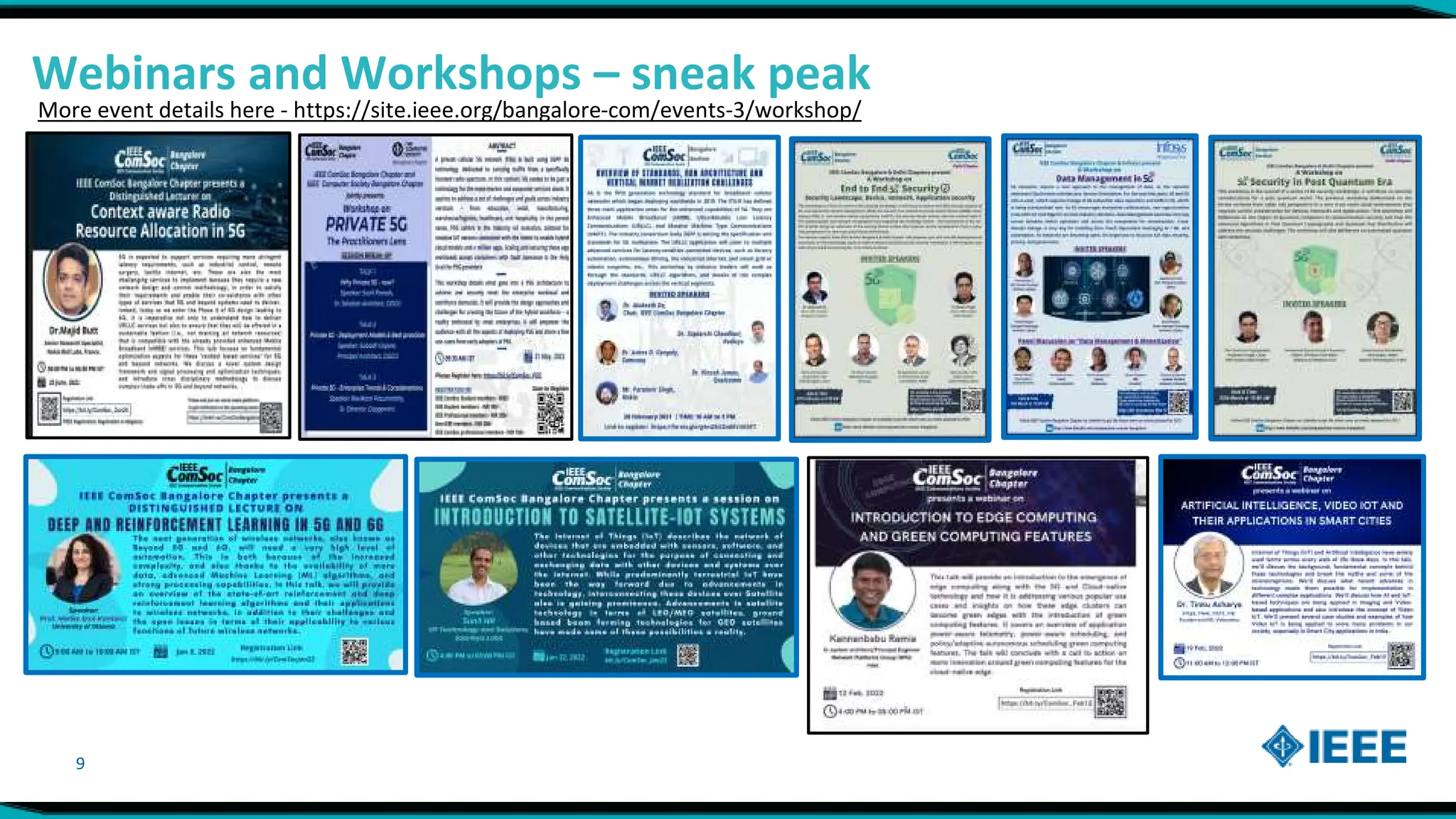 Know your IEEE ComSoC Chapter in Bangalore | PPT