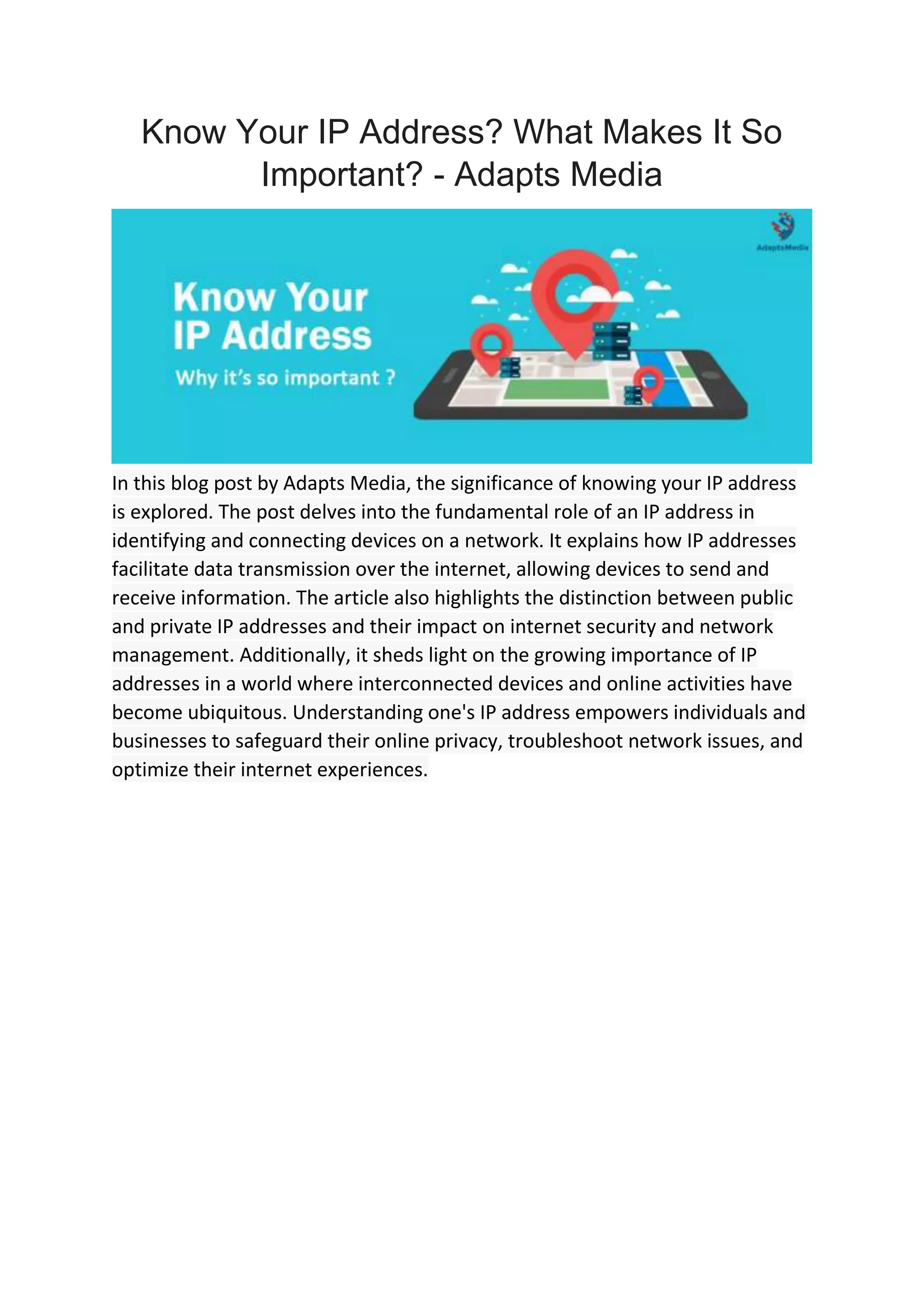 Know Your IP Address.docx