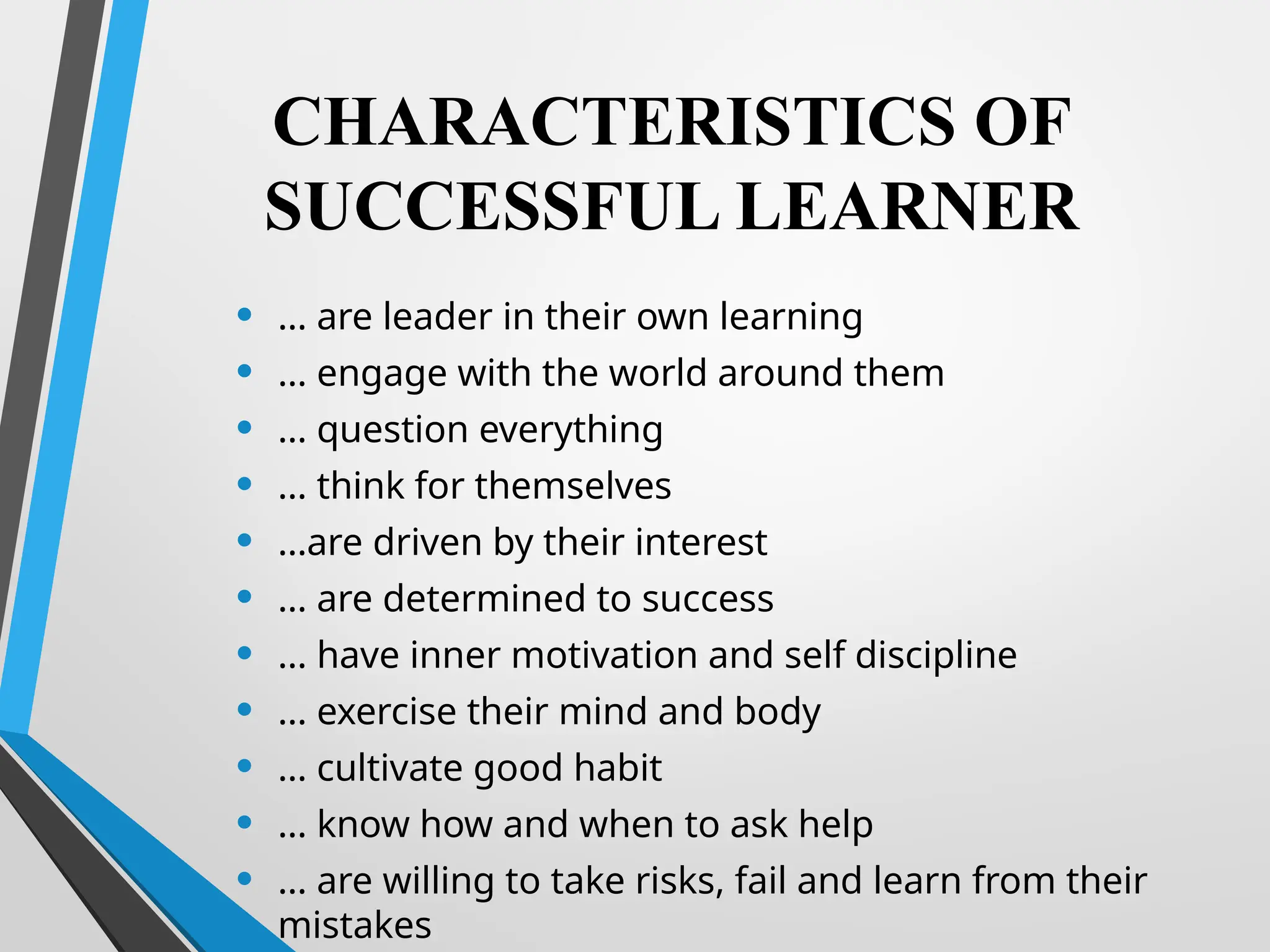 KNOW YOUR LEARNERS (KYL) used in trainig | PPT