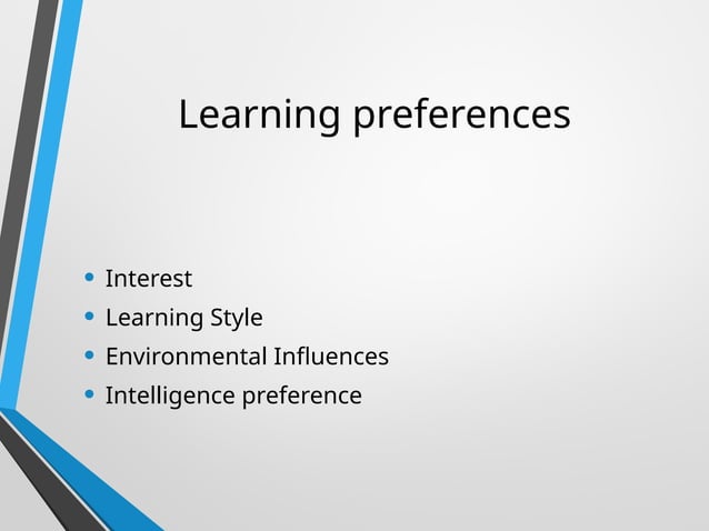 KNOW YOUR LEARNERS (KYL) used in trainig | PPT
