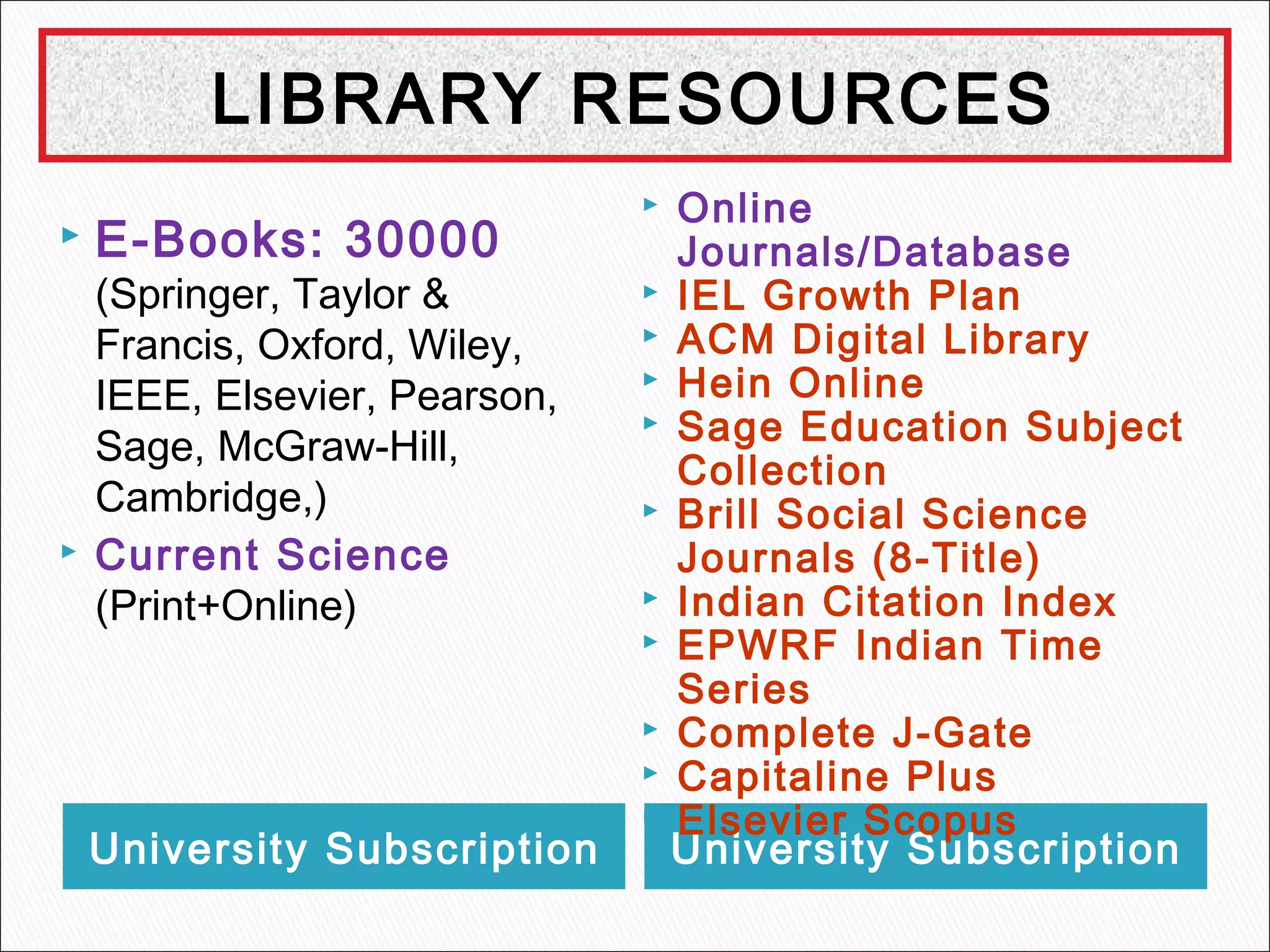 User Awarness Programme@Central Library, Tripura university | PPT