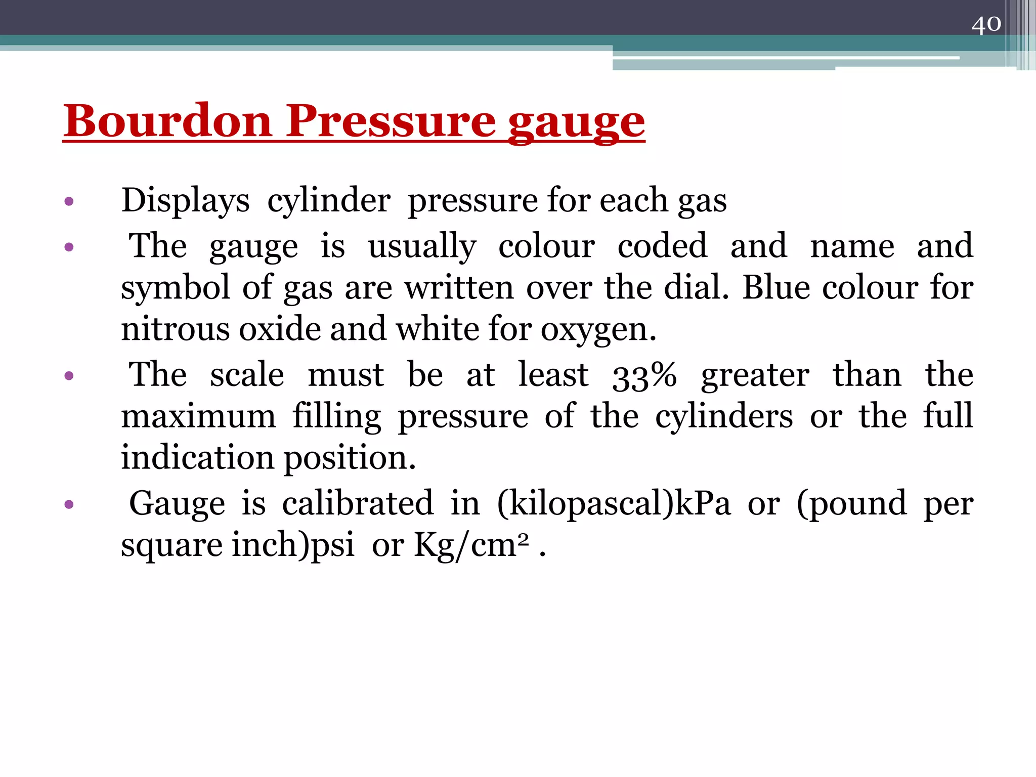 The basic anaesthesia machine | PPTX