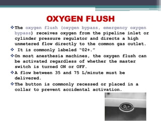The basic anaesthesia machine | PPTX