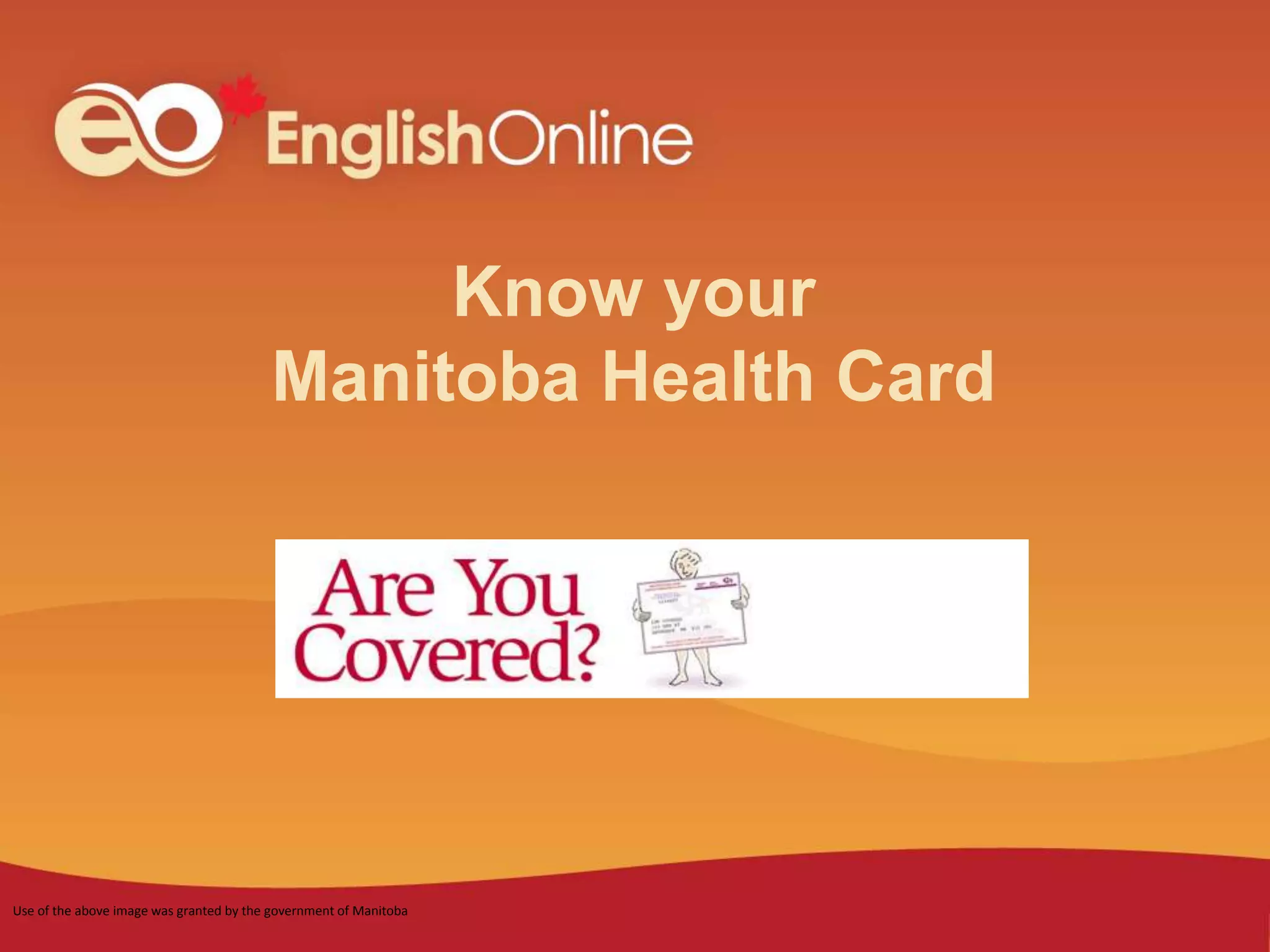 Know your mb health card mb | PPTX | Health Insurance | Insurance