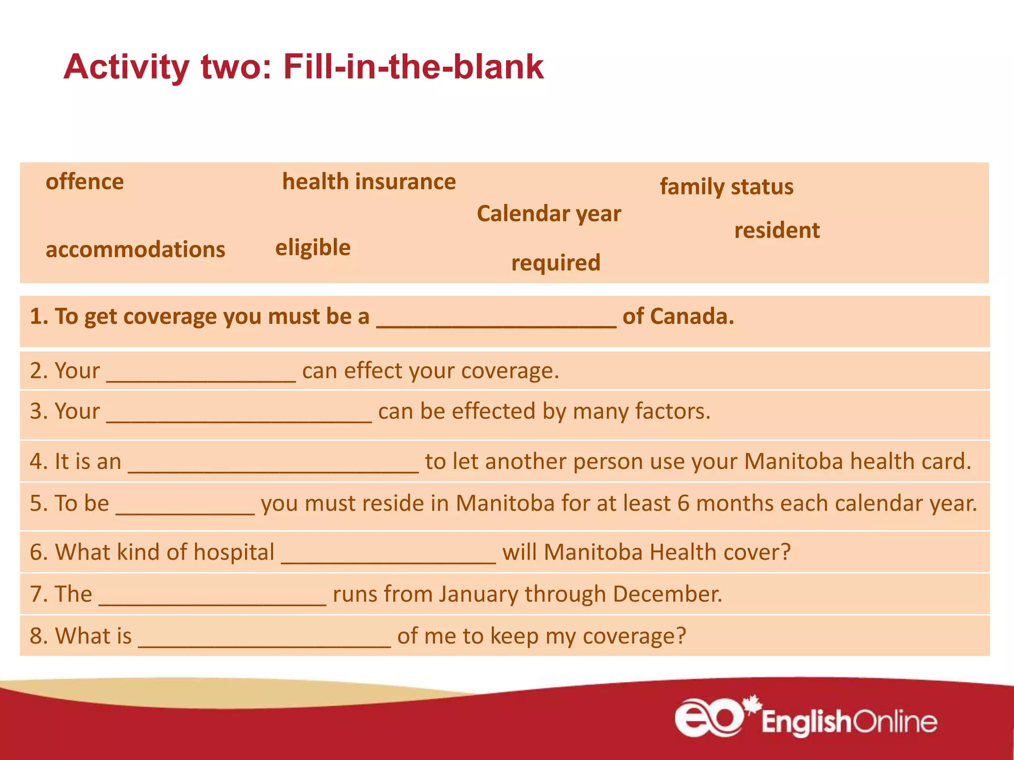 Know your mb health card mb | PPTX | Health Insurance | Insurance