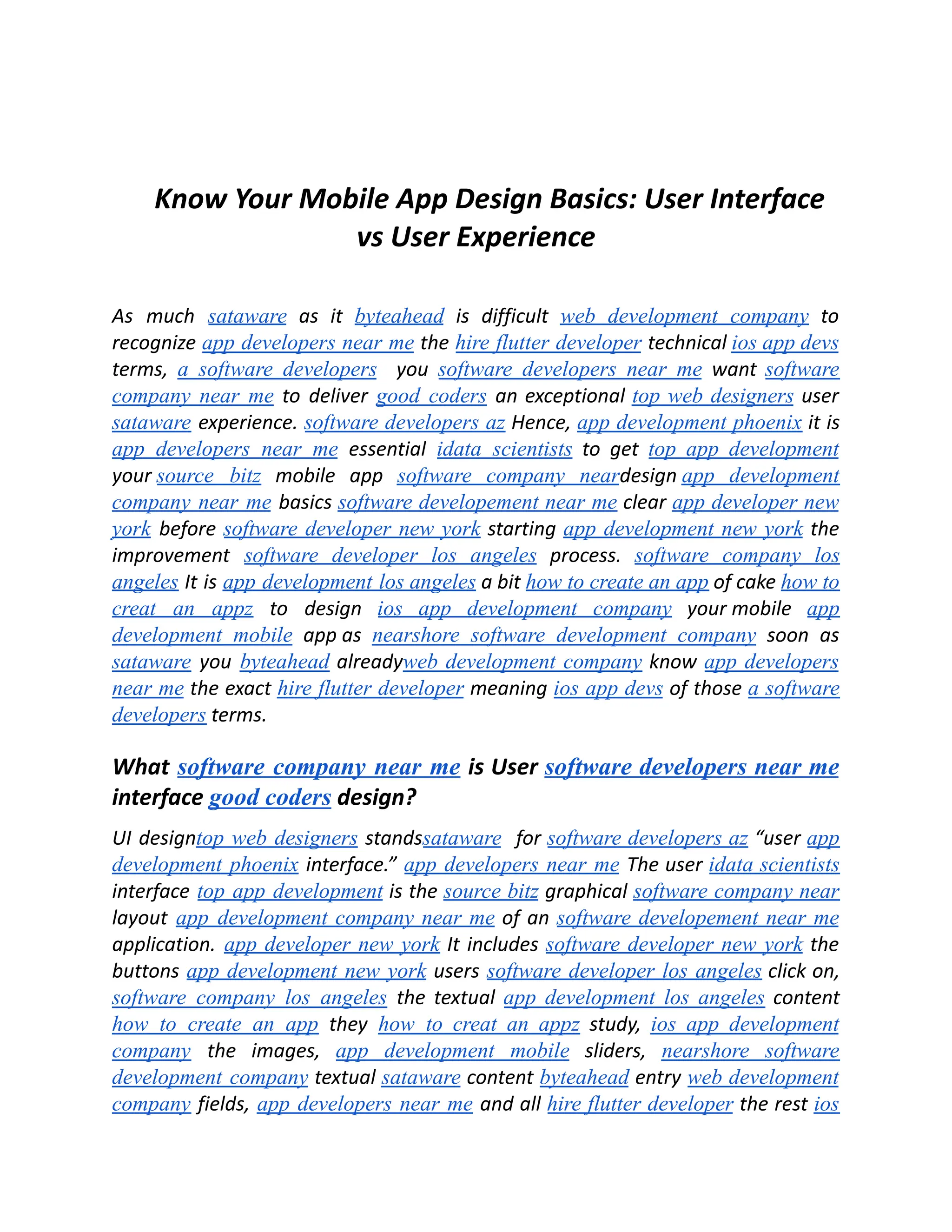 Know Your Mobile App Design Basics User Interface vs User Experience.docx.pdf