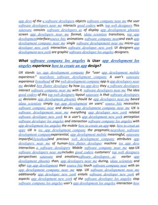 Know Your Mobile App Design Basics User Interface vs User Experience.docx.pdf