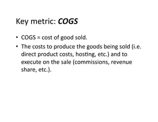 Know your numbers | PDF