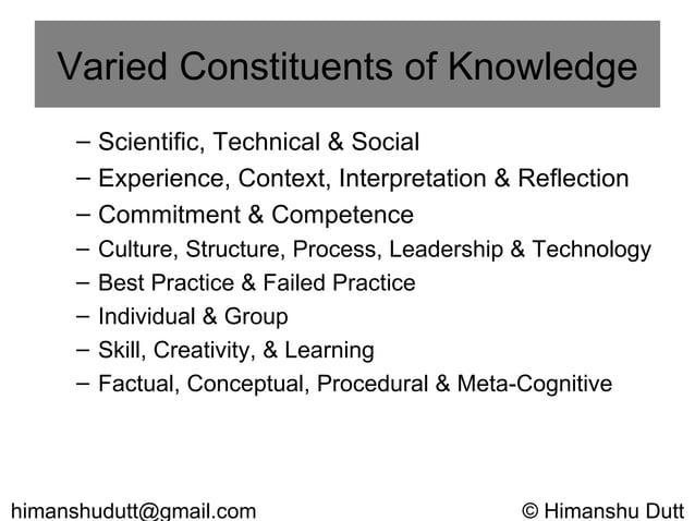 Know Your Organisational Knowledge Management Orientation | PPT