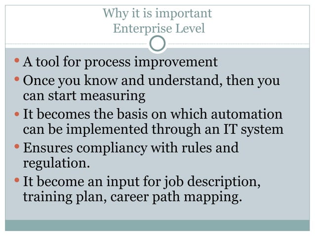 Know Your Process | PPT
