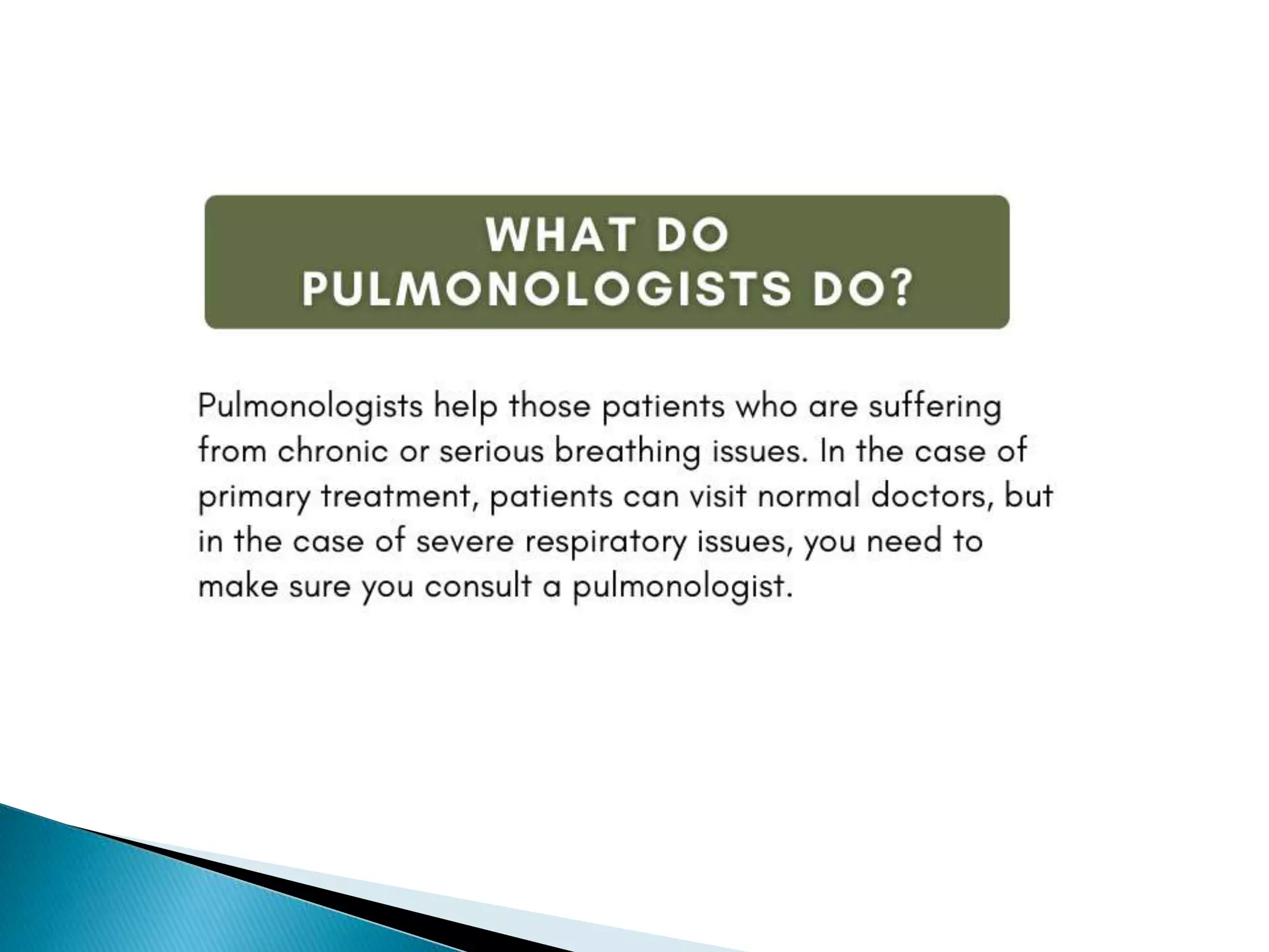 Know Your Providers What Does a Pulmonologist Do.pptx