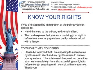 KNOW YOUR RIGHTS! | PPTX