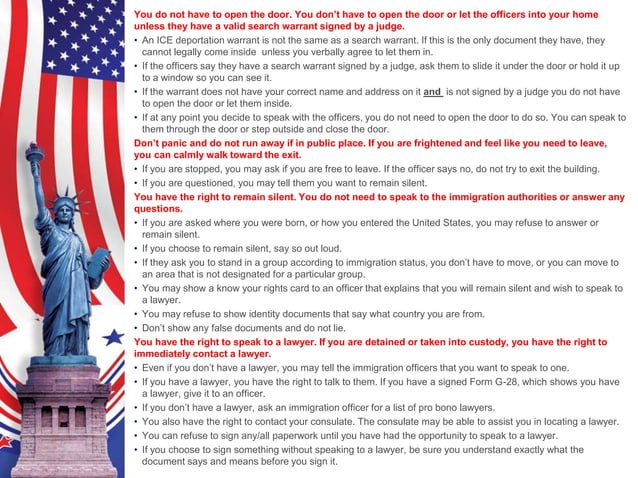 KNOW YOUR RIGHTS! | PPTX