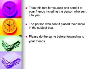 Know yourself better dr. phil test | PPT