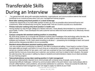 transferable Skills Presentation | PPTX