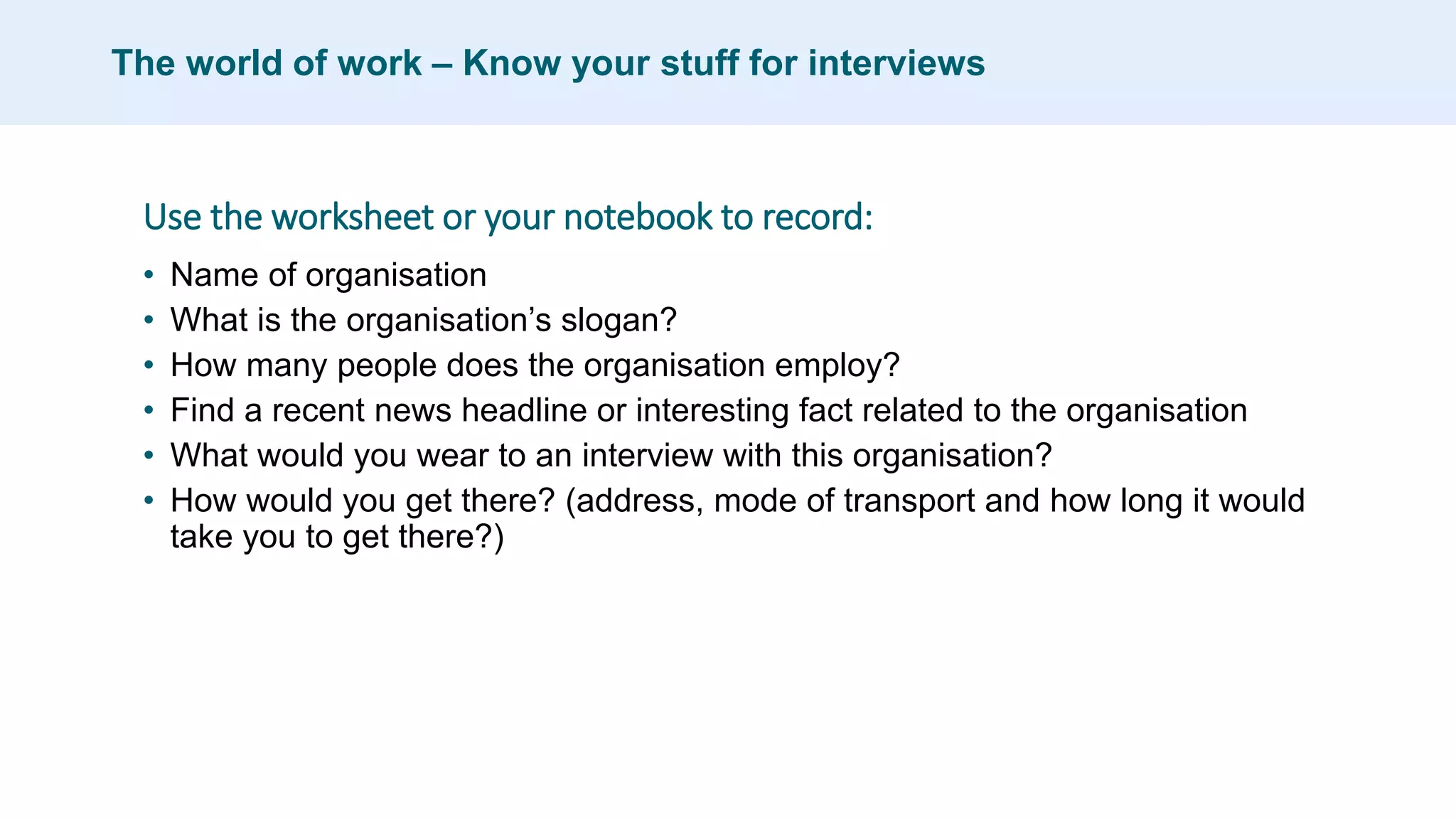 Know your stuff for interviews-presentation.pptx