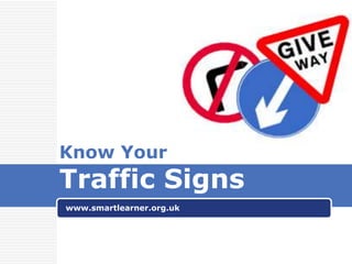 Know your traffic sign- An Introduction | PPT