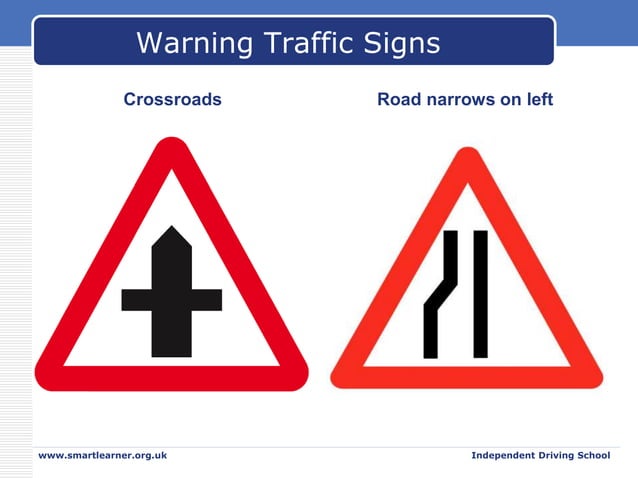 Know your traffic signs-warning | PPT