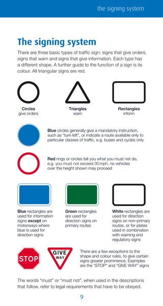 Know your traffic signs | PDF