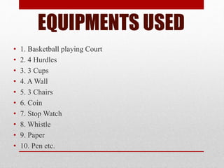 Knox Basketball Skill Test | PPTX