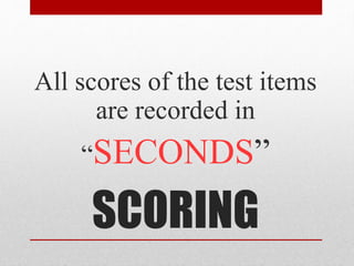 Knox Basketball Skill Test | PPTX