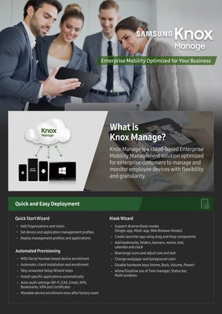 Knox Manage Tech Sheet | PDF