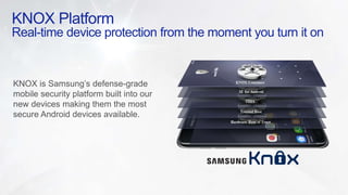 Samsung KNOX - The Most Secure Android Solution | PPTX