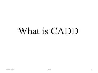 COMPUTER AIDED DRUG DESIGN | PPTX